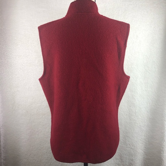 Talbots | Jackets & Coats | Talbots L 0 Wool Burgundy Full Zip Pocket ...